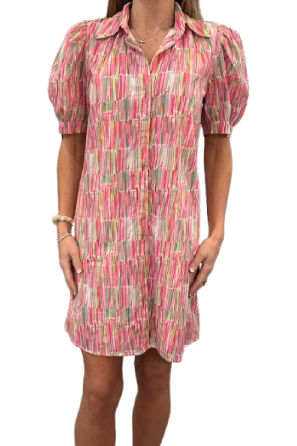 Ava Dress, Pink Multi – Monkee's of Wilmington
